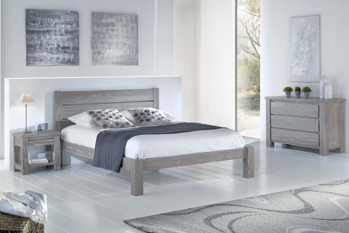 Lit design en pin massif Volda