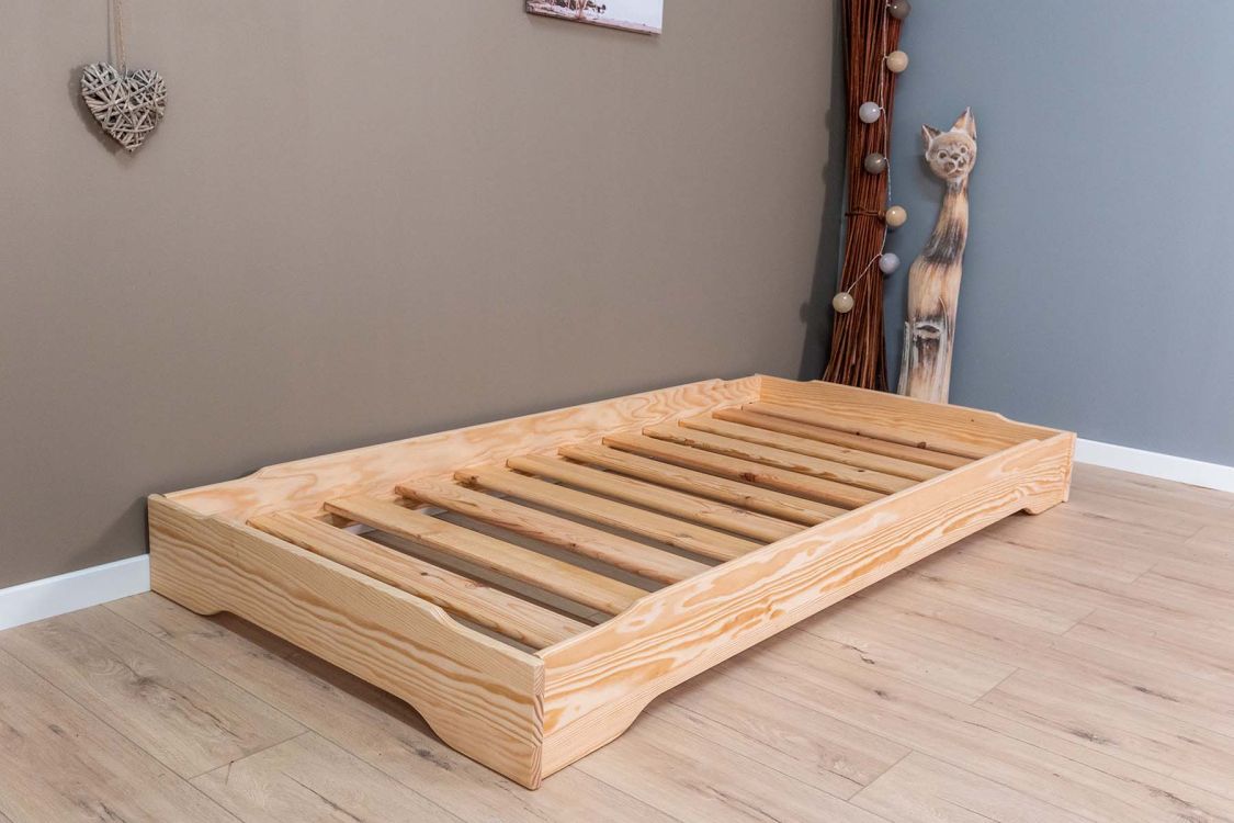 Lit empilable Montessori OSCAR Couleur Bois naturel