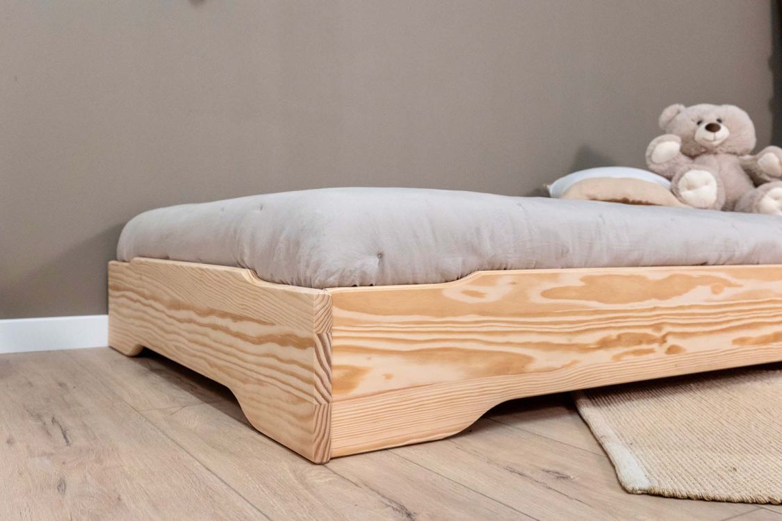 Lit empilable Montessori OSCAR Couleur Bois naturel